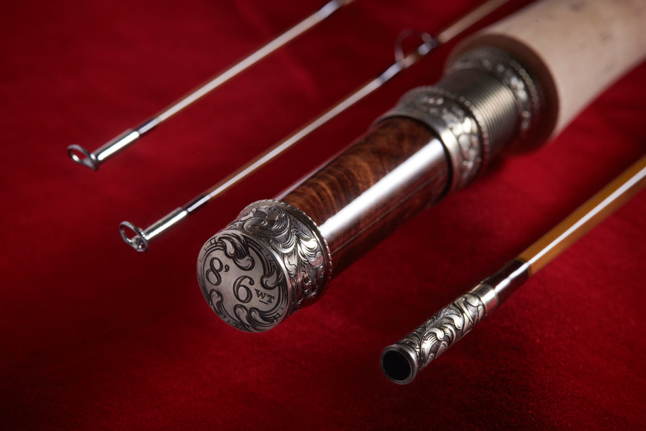 Oyster Bamboo Fly Rods - Custom Hand Engraved Bamboo Fly Rods