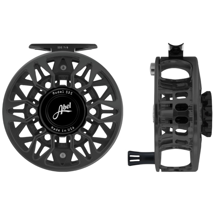 Abel SDS 7/8 Ported Fly Reel - Slate Grey